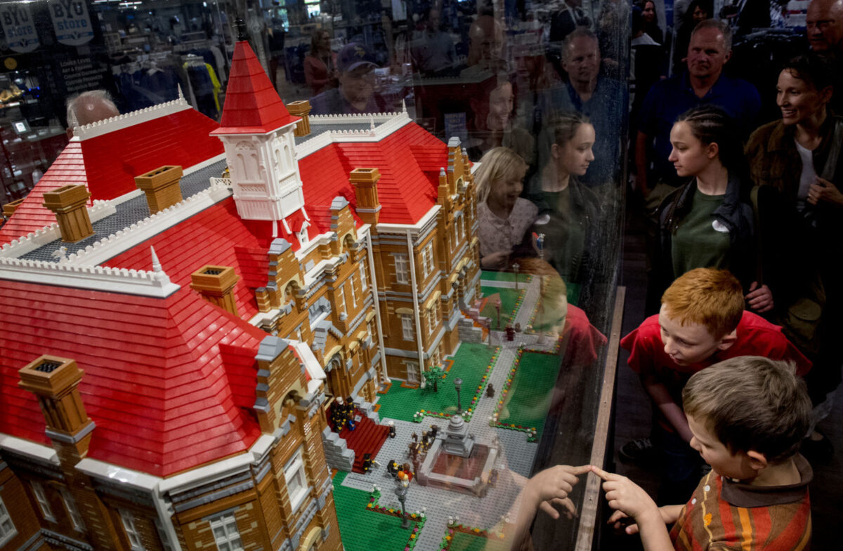 BYU unveils Lego model of Brigham Young Academy built by employee ...